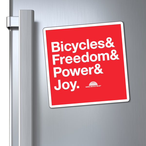 WBR Logo Magnet – World Bicycle Relief
